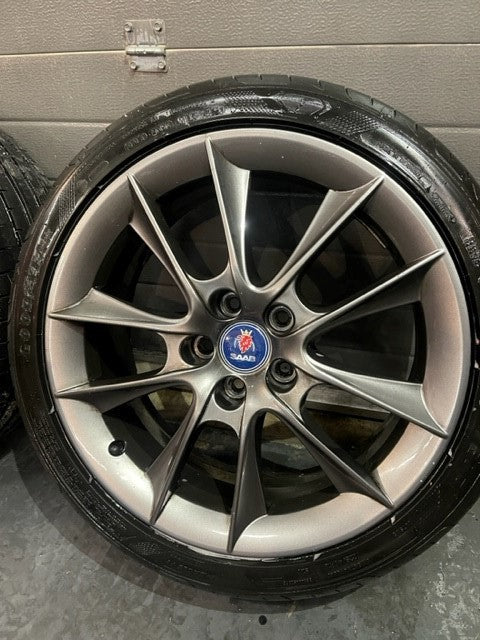 Saab alu 65 Aero velgen nieuw gespoten zeer netjes – Autogoed